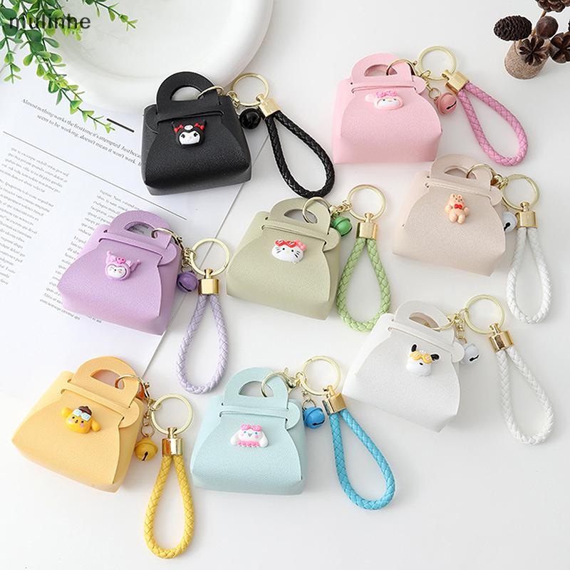 mu Sanrio Hello Kitty Coin Purse Keychain Kawaii Kuromi My Melody ...