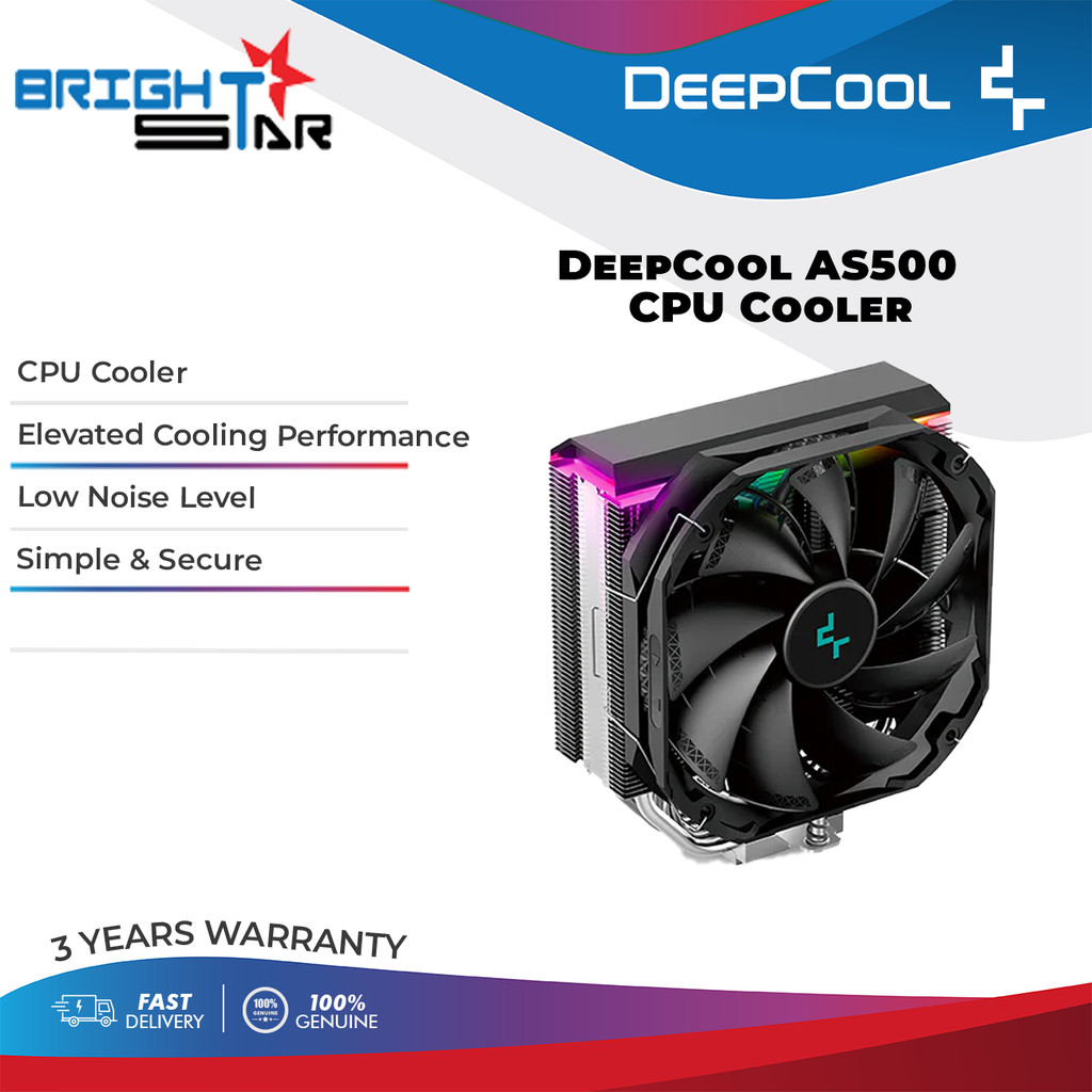 DEEPCOOL AS500 CPU Cooler | Shopee Malaysia