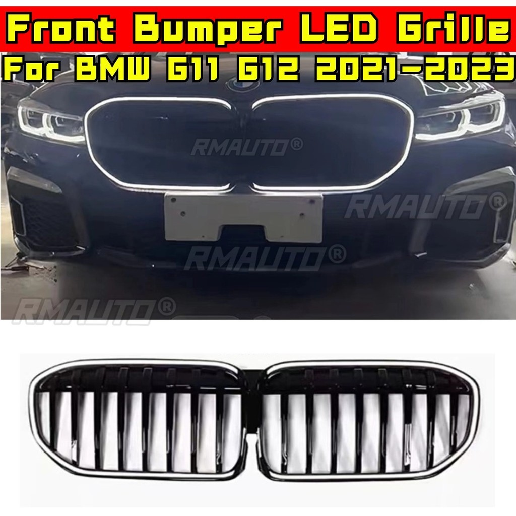 LED Bumper Grill For BMW 7 Series G11 G12 2021-2023 Car Front Racing ...