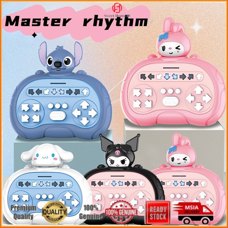 Rhythm Speed Push Game Console Finger Press Dancing Game Machine ...