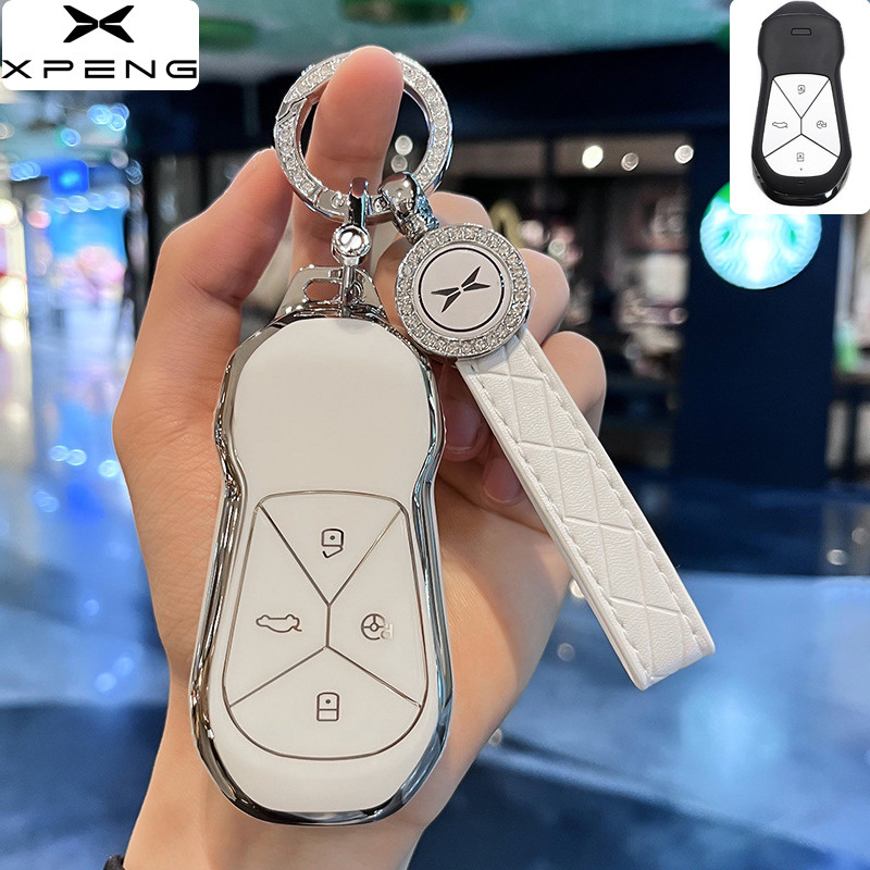 XPENG Key Cover Holder Keychain Protector For XPENG G6 EV Remote Key ...