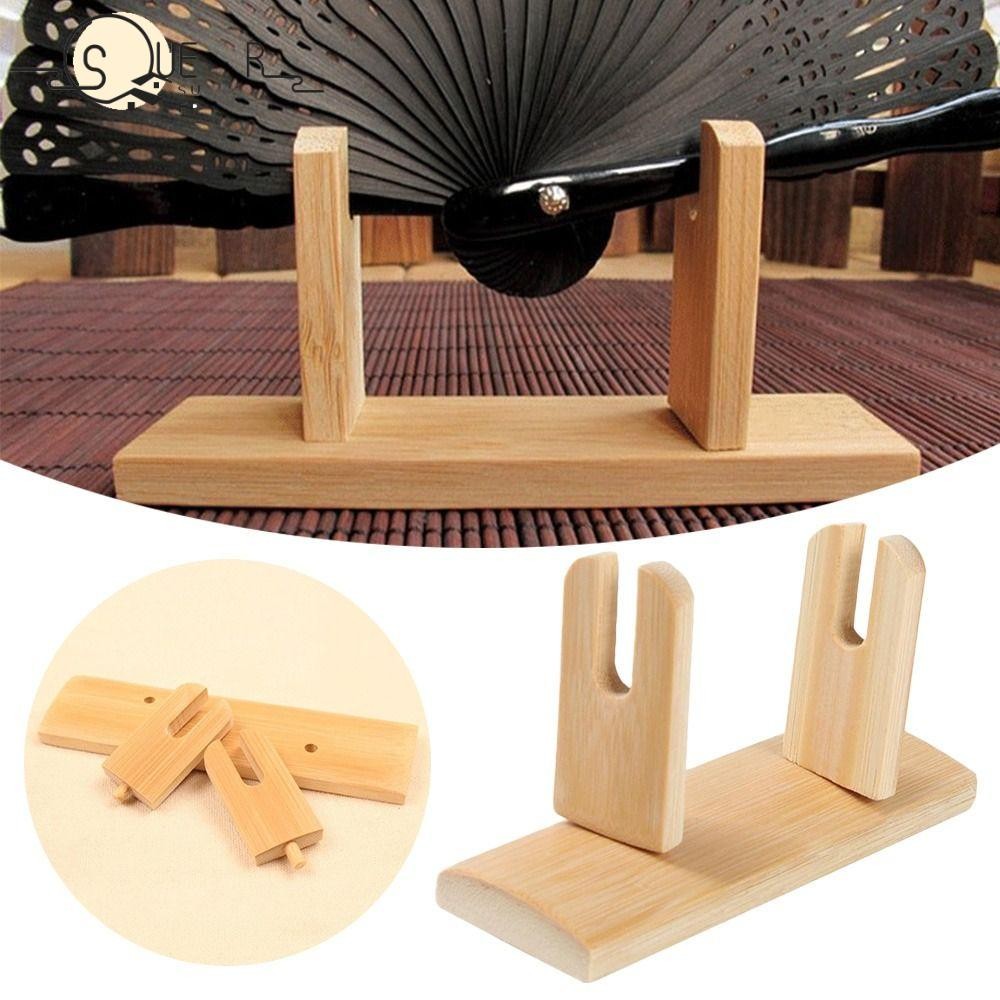 SUEREN Folding Hand Fan Stand Base Fan Accessories Useful Hand Fan ...