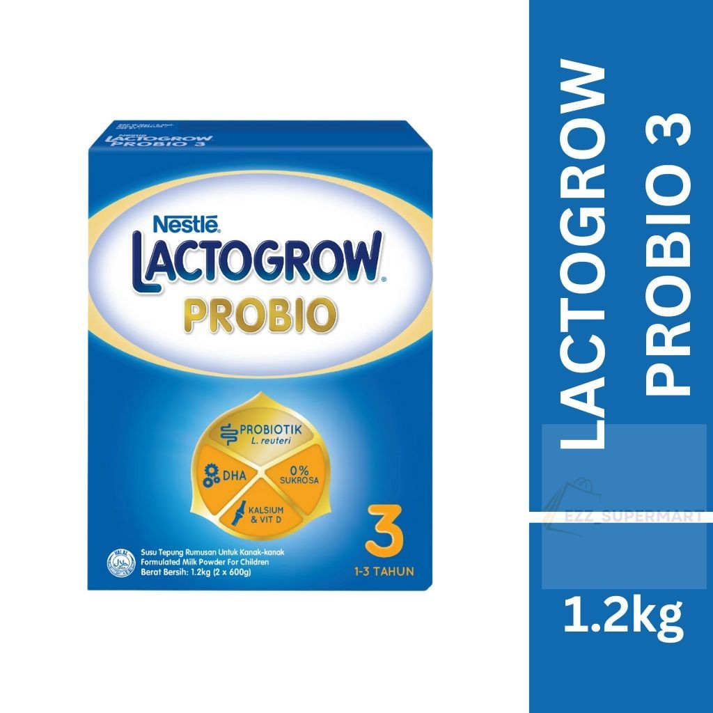 NESTLE Lactogrow Probio 3 (1.2kg) | Shopee Malaysia