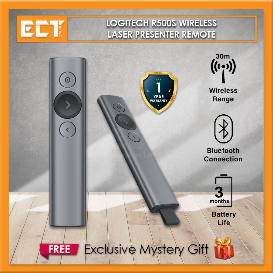 Logitech Spotlight Presentation Remote - (Slate 910-004863 / Gold 910-004864) | Shopee Malaysia