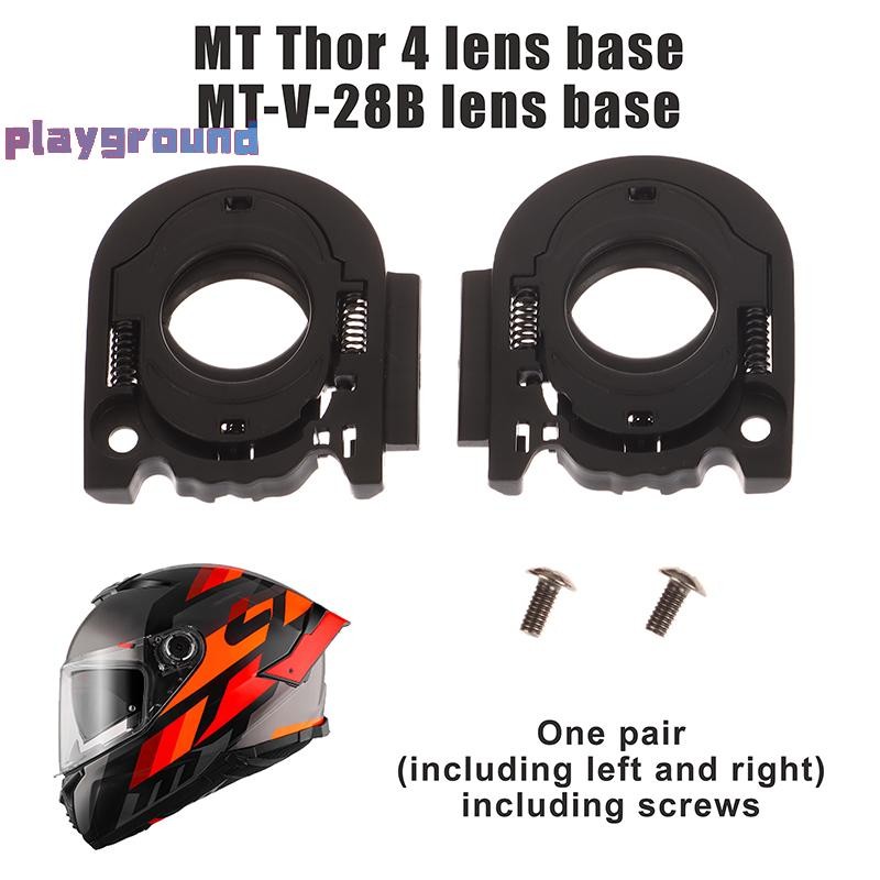 [playground] 1Pair Helmet Visor Shield Base Professional Easy To ...