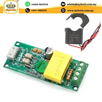 100A PZEM 004T WATTMETER+OPEN CT KWH METER VOLT AMP CURRENT TEST MODULE ...