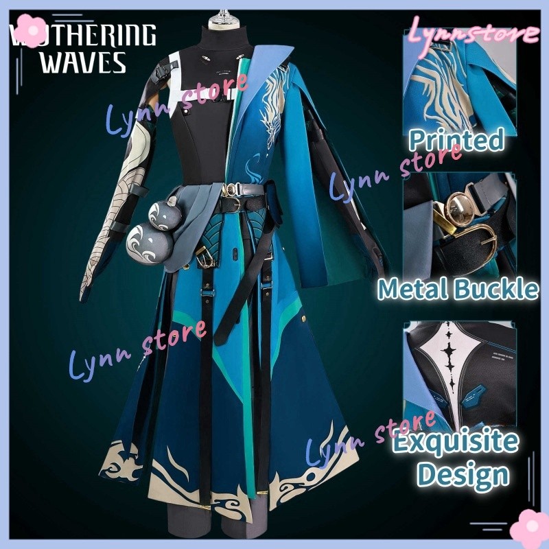 [IN STOCK] JIYAN Cosplay Costume WUTHERING WAVES Windborne Rider JIYAN ...