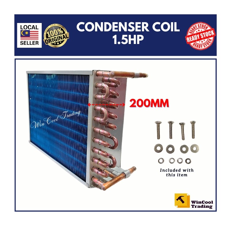 [CONDENSER-CU]COMERCIAL REFRIGERATOR CONDENSER COIL 1.5HP | Shopee Malaysia