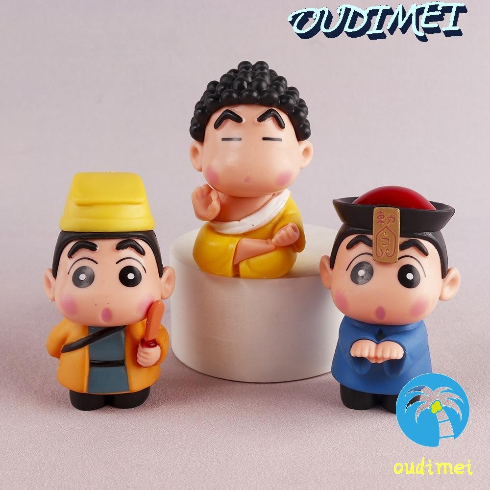 OUDIMEI Crayon Shin-Chan Figure, Cos Sakyamuni Model Toy Shinnosuke ...