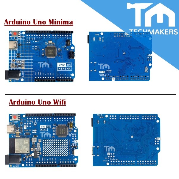 Arduino Uno R4 MINIMA / Arduino Uno WIFI Microcontroller Techmakers | Shopee Malaysia