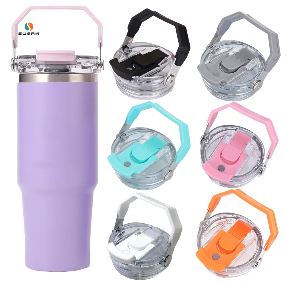 20/30oz Water Bottle Lid Leakproof Replacement Lid Tumbler Cap with ...