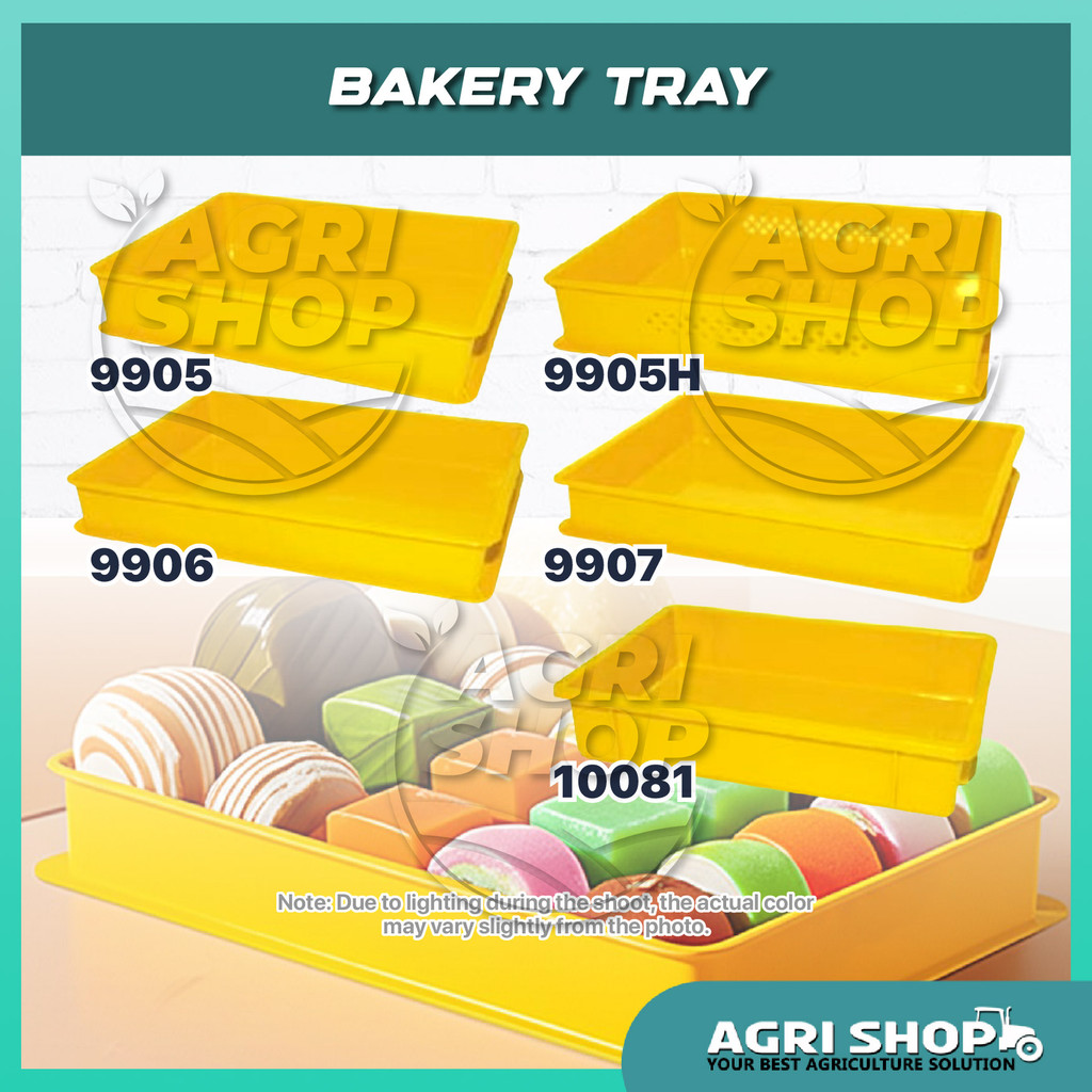 Agrishop Industrial Plastic Yellow Cake Tray for Pastry/Bakery/Bread ...