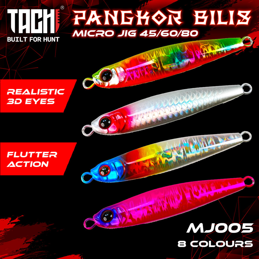 【MJ005】Umpan Jig METAL JIG 1Pcs 45g/60g/80g Jigging Lure/Light Jig/Fast ...
