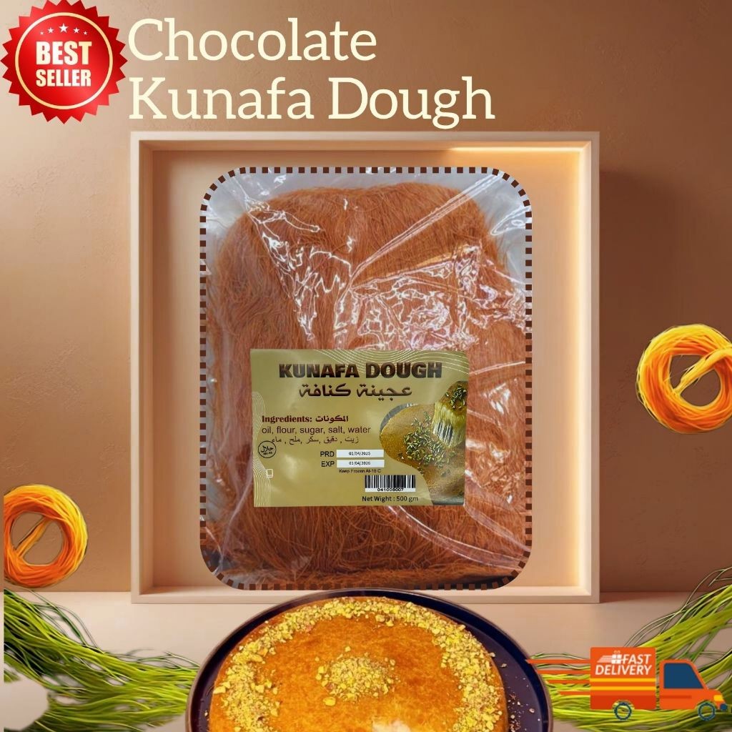 Original Kunafa Dough/Fresh and high Quality Chocolate Kunafa Dough ...