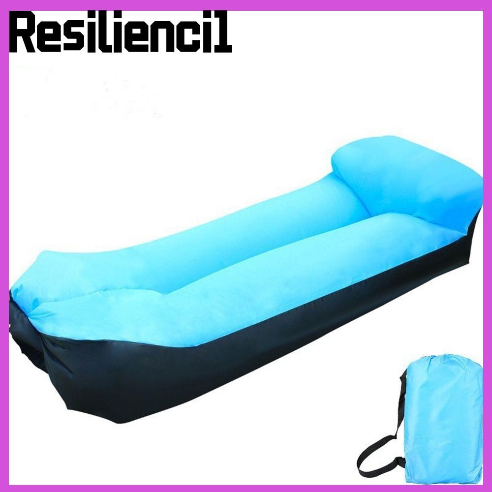 RESILIENCI1 Inflatable Banana Bed, Folding With Pillow Inflatable Sofa ...