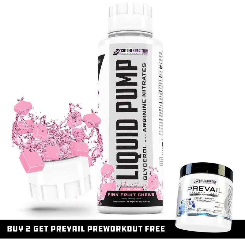 Cutler Nutrition Liquid Pump Caffeine Free Pre-Workout Supplement with ...