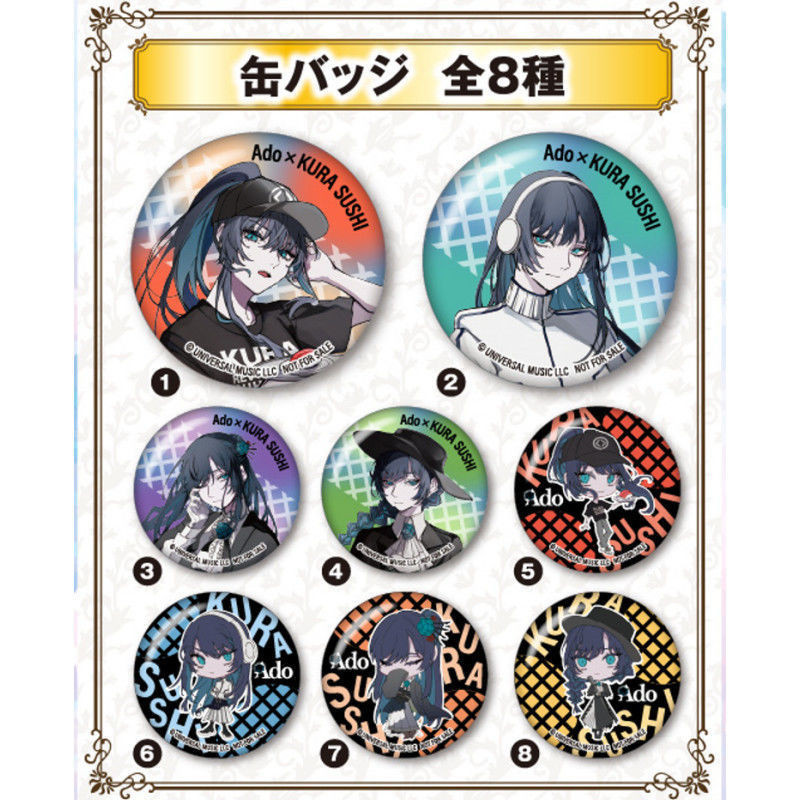 Ado 58mm Fanmade Badge – J-pop Singer Pin, Music Style Collectible ...