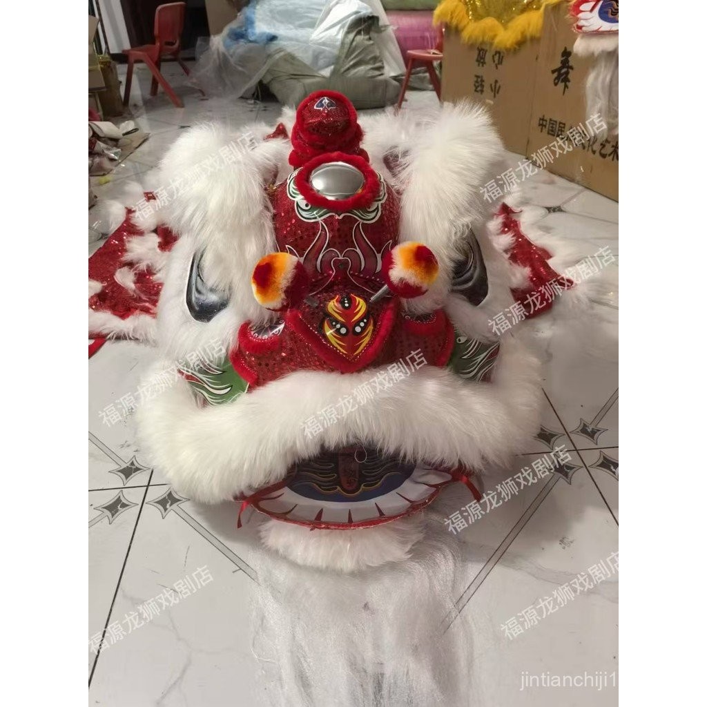 Lion Dance Props Big Three Double Australian Wool South Lion Dance Pure ...