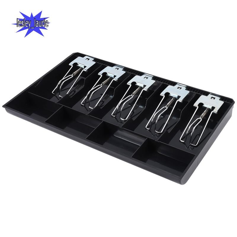 5-Grid Money Cash Coin Register Insert Tray Replacement Cashier Drawer ...
