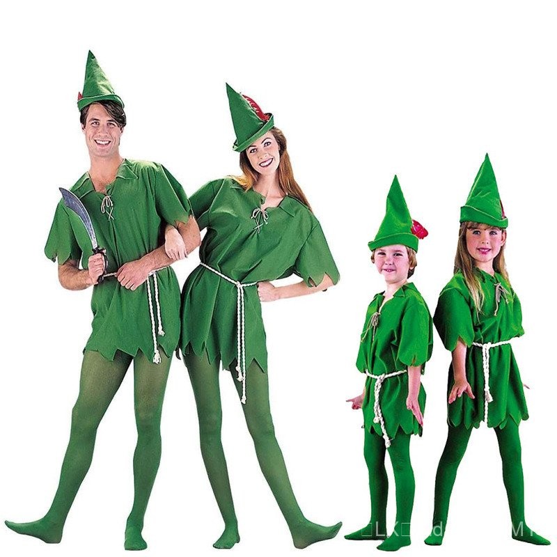 Watak Dewasa Kostum Persembahan COS Peter Pan Kostum Kanak-kanak ...