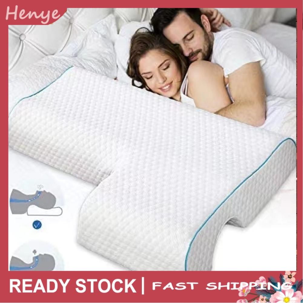 henye-my Arched Cuddle Pillow Couple Slow Rebound Memory Foam Side ...