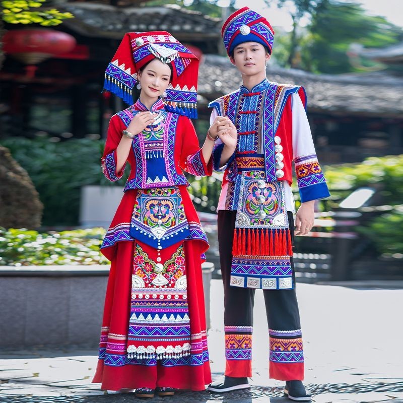 Asian Traditional Costume Vietnam Cambodia Thailand Myanmar Laos ...