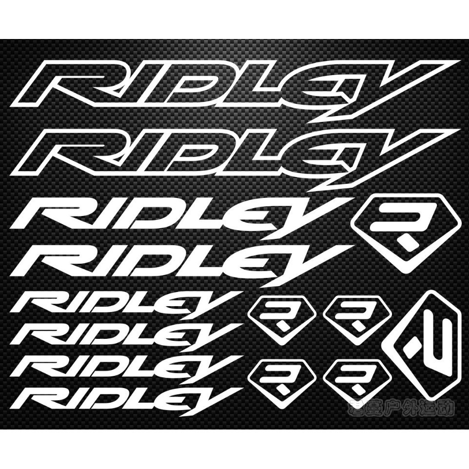 Ridley New Style Frame Sticker Merry Road Bike Reflective Dead Speed ...