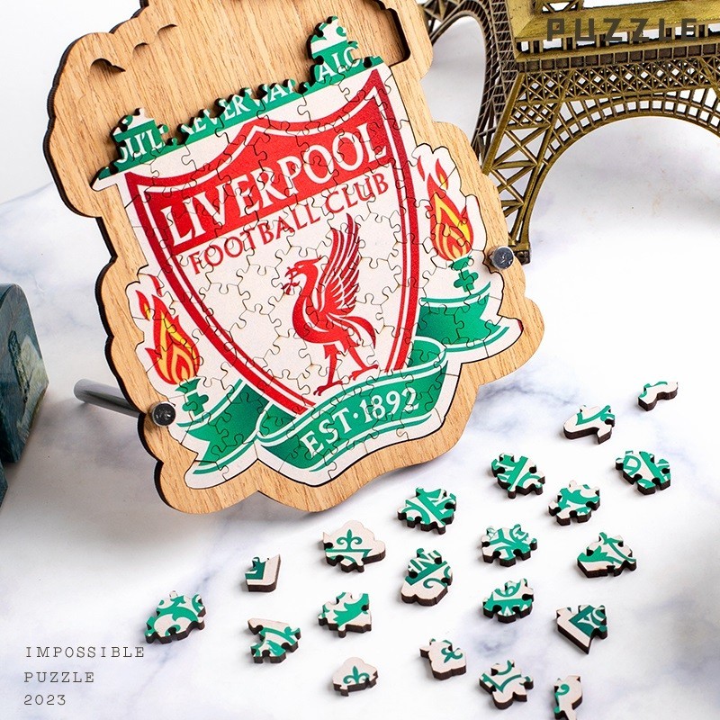 Small Mini Liverpool Football Team Club Logo Sign Difficult Puzzle LFC ...