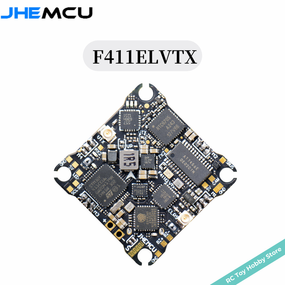 JHEMCU F411ELVTX F411 Flight Controller 12A 4in1 ESC 5.8G 400mW VTX ...