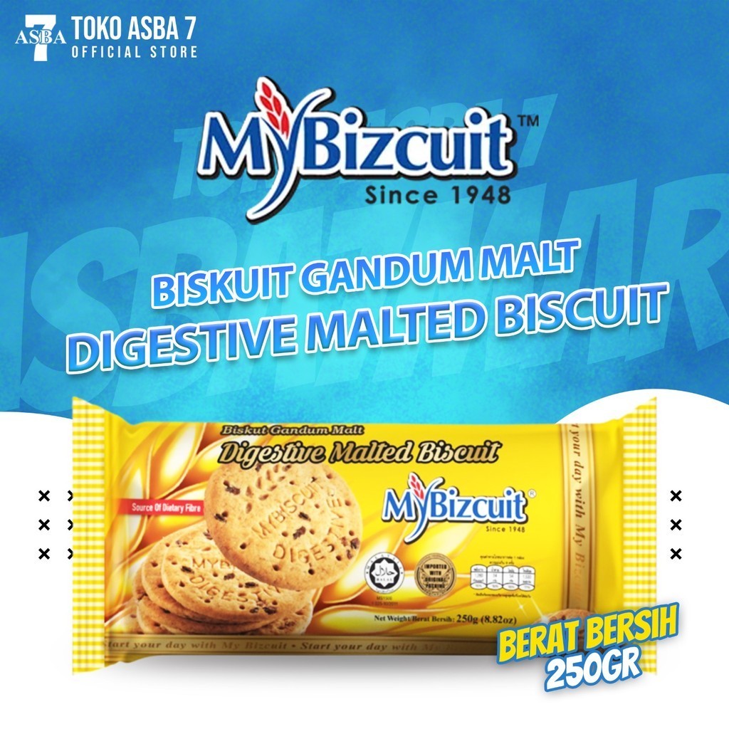 Mybizcuit MALTED BISCUIT Wheat 250G | Shopee Malaysia