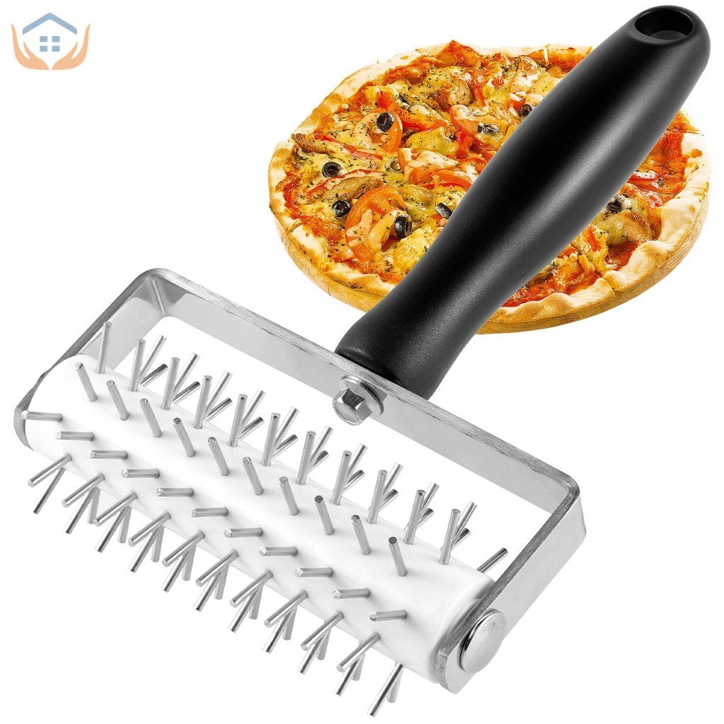 Pizza Dough Docker Stainless Steel Pizza Roller with Spikes ...