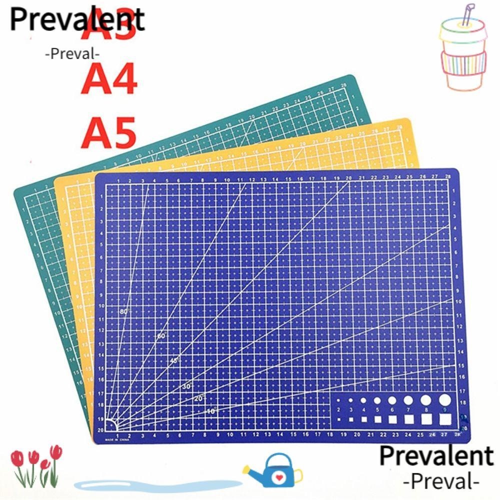 PREVAL Cutting Board, Leather Craft Tool Patchwork Sewing Cutting Mat, Double-side A3 A4 A5 PVC ...