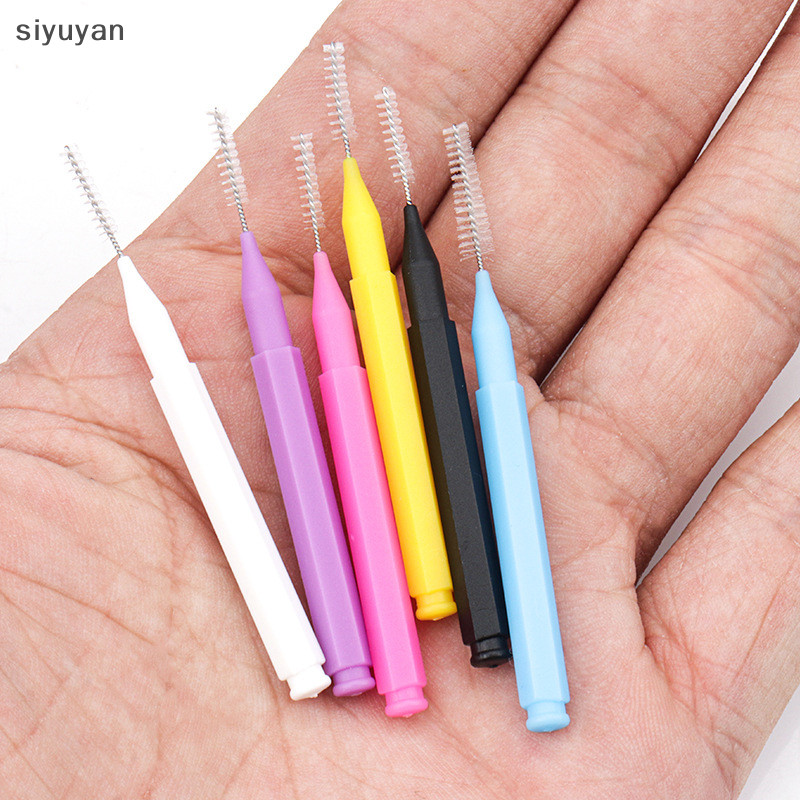 Si 10Pcs Cleaner Interdental Brush Floss Brushes Braces Light Tooth ...