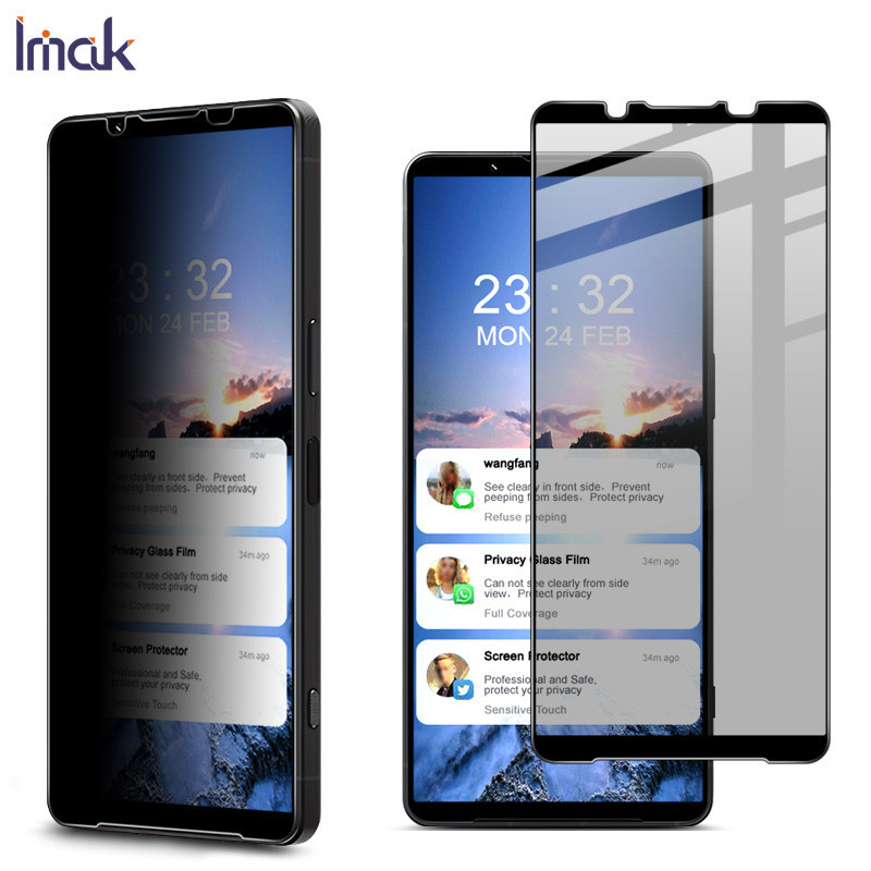 For Sony Xperia 1 VI Glass IMAK IMAK Privacy Full Coverage Temper Glass ...