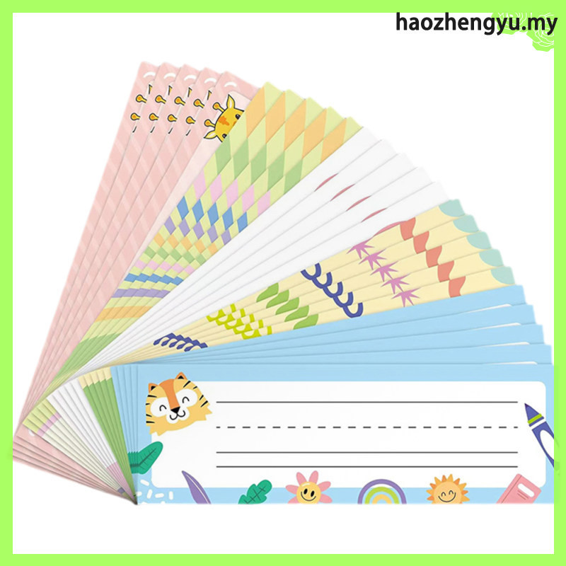 Desk Name Stickers Labels Tags Classroom Nameplates for Decorative ...