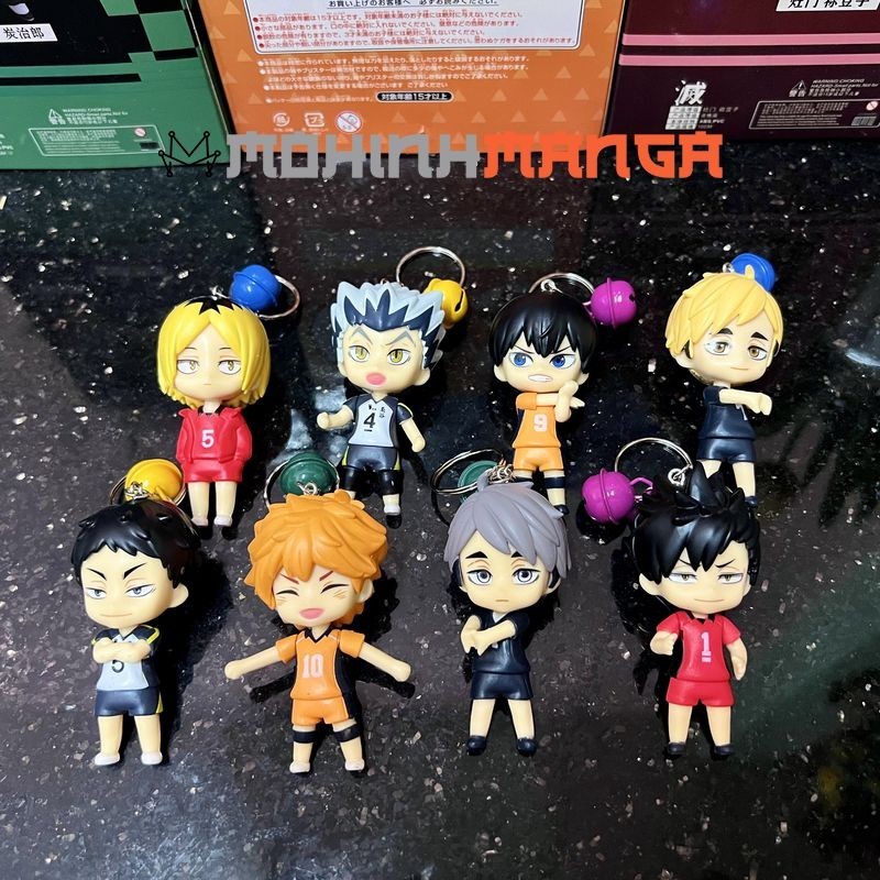 Anime Keychains Model 8 Characters Sakura chibi Koshi Yu Nishinoya Kei ...