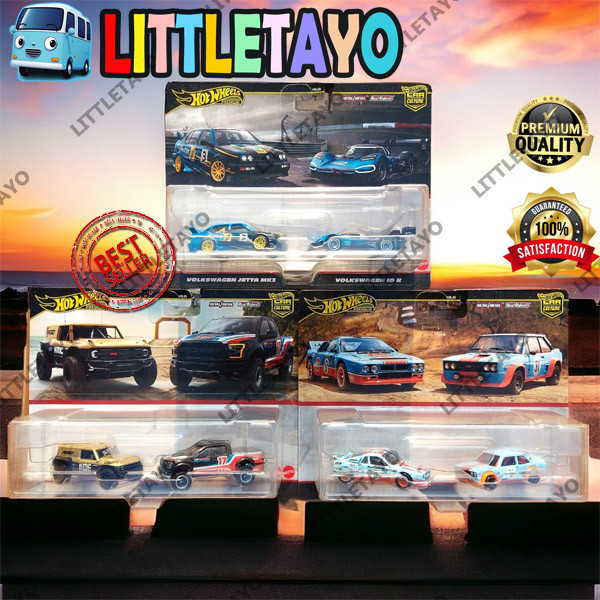 Hot Wheels 2pack Lot M Ford Bronco F-150 Raptor VW Jetta MK3 VW ID R ...