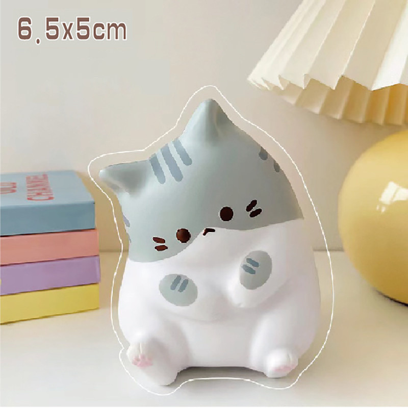 【⭐24h⭐Cat Toy】Cute Decompression Toy Coco Cat Pinch Music Slow Rebound ...