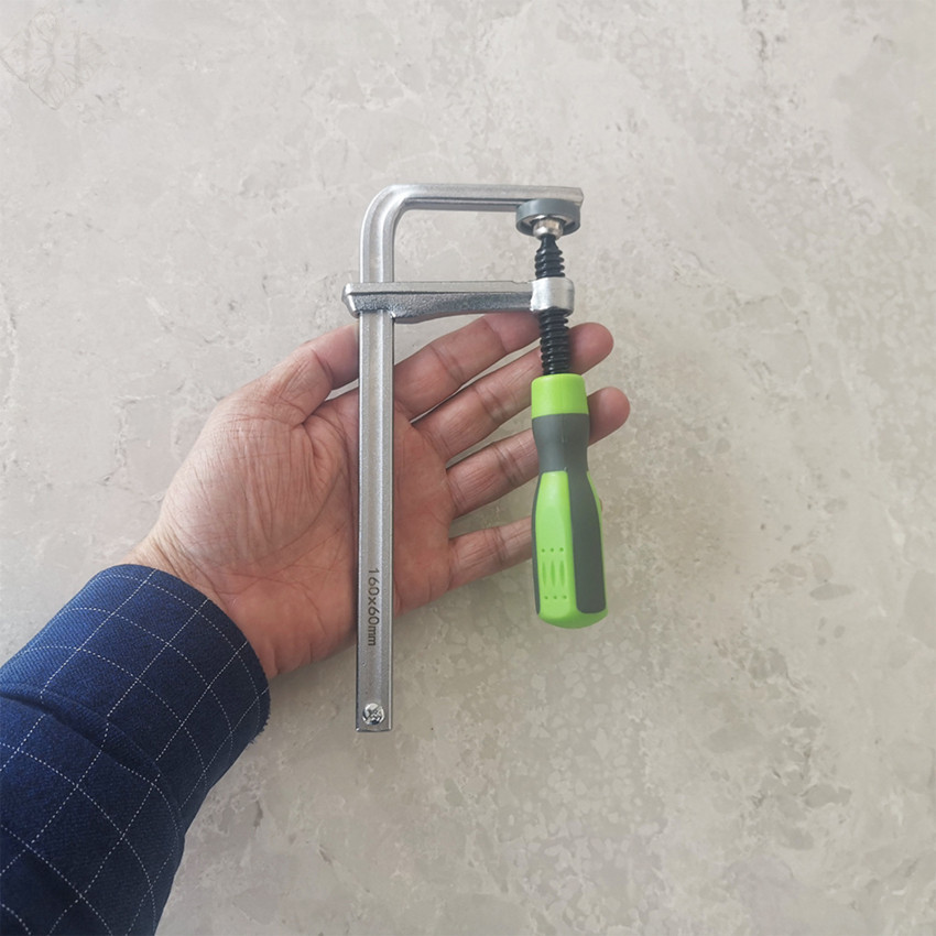 Guide Rail Woodworking Clamps 120/160mm with Plastic Handle Screw ...