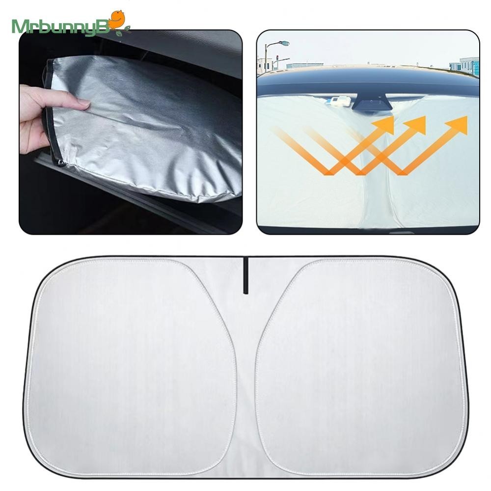 140*70cm Windshield Sunshade,Car Front Glass UV Block Sun Visor Shield ...