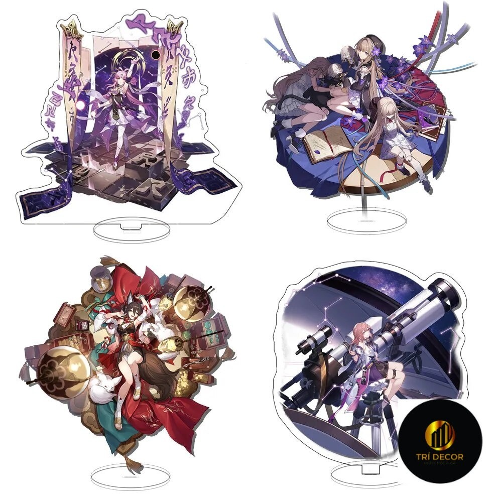 Standee Games Honkai Star Rail hjl Himenko Bailu Seele Bronya Clara ...
