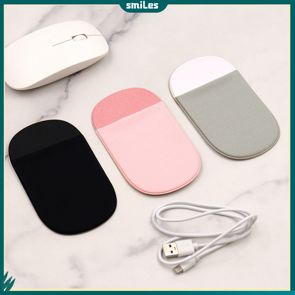 smiles| Mouse Sleeve Mouse Storage Bag Portable Non-slip Mouse Holder ...