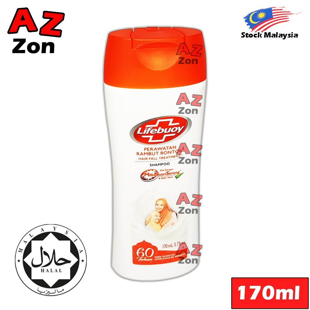 Lifebuoy Shampoo Anti-Hair Fall Shampoo Rambut Lebat Milk Nutri Strong ...