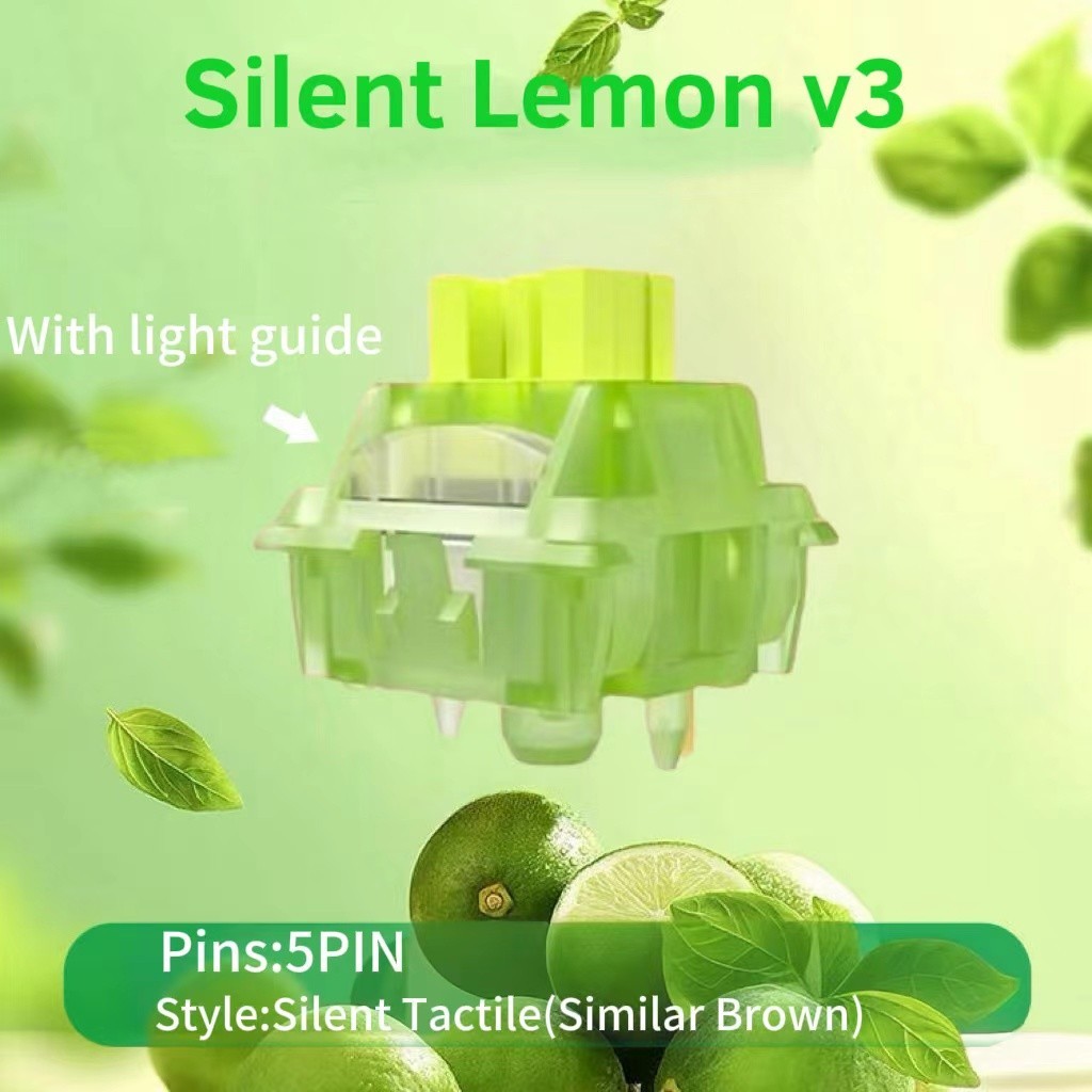 Outemu Silent Lemon V2/v3 Switch Mechanical Keyboard Silent Tactile ...