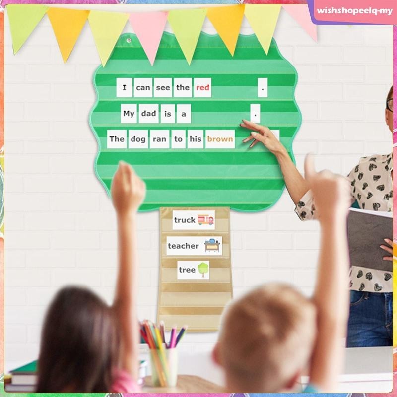 [WishshopeelqMY] Wall Hanging Classroom Pocket Classroom Organization ...