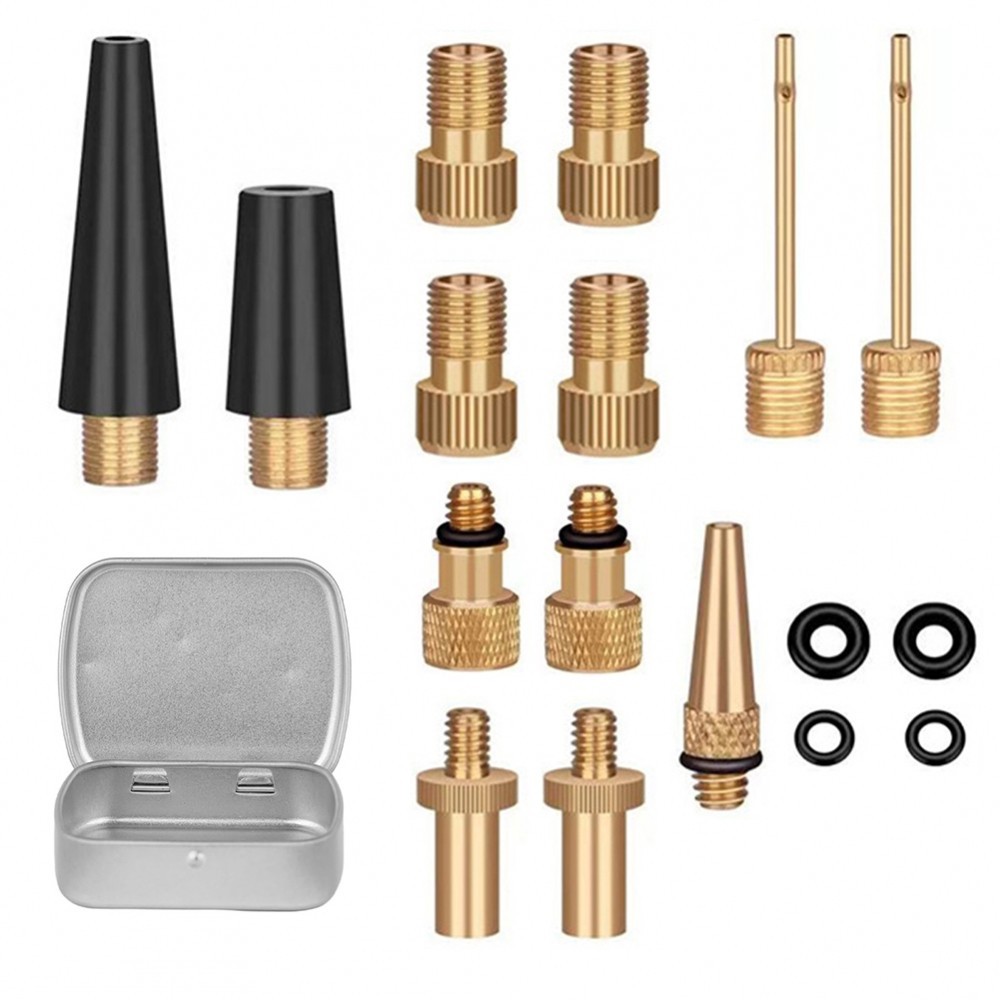 All in One For Bike Pump Valve Adaptor Connector Kit for Various ...