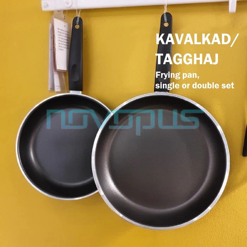 NOVO Premium Aluminium Non-Stick Frying Pan (20cm, 24cm, 26cm 28cm) / Kuali Menggoreng Tak Lekat ...