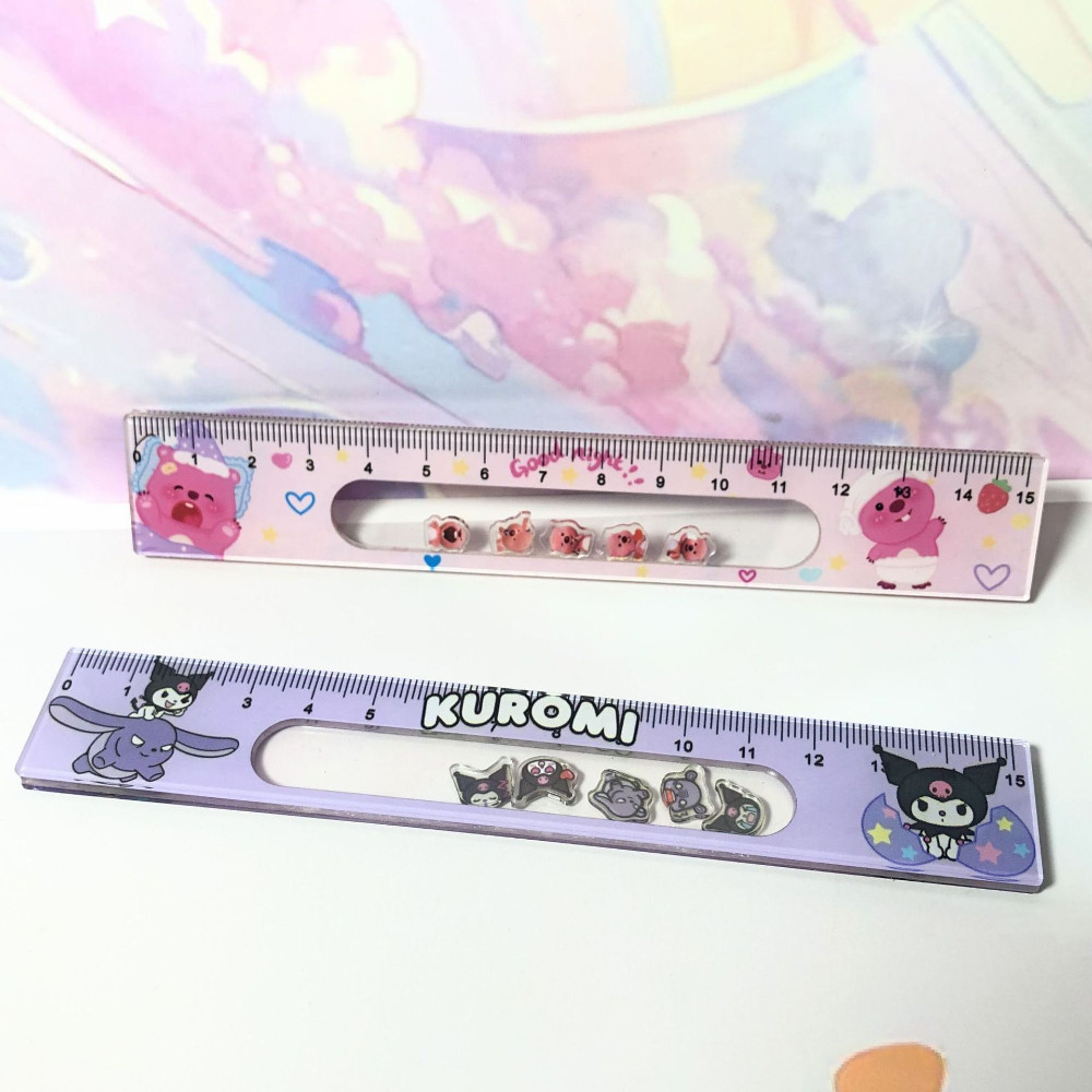 15cm Cute Cartoon Chiikawa Pochacco Ruler Shaking Joy Acrylic ...