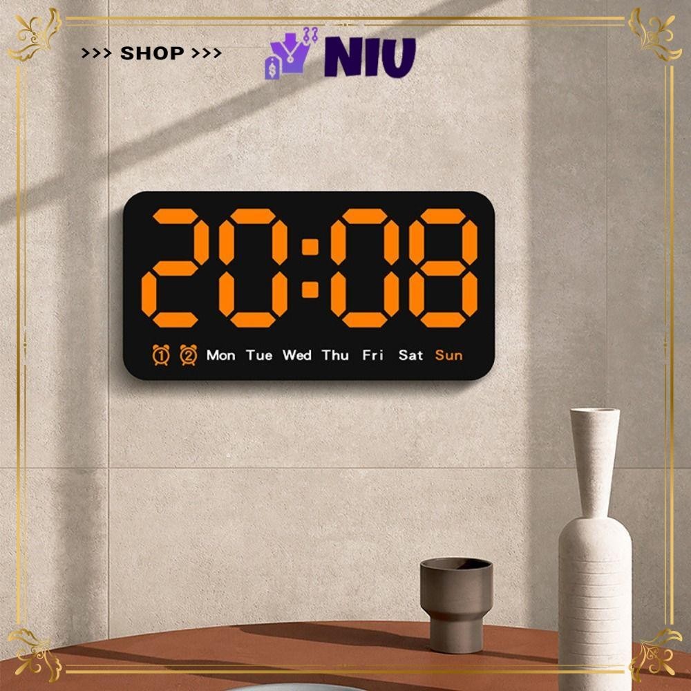 NIU Digital LED Clocks, Multi-functional Temperature Date Electronic ...