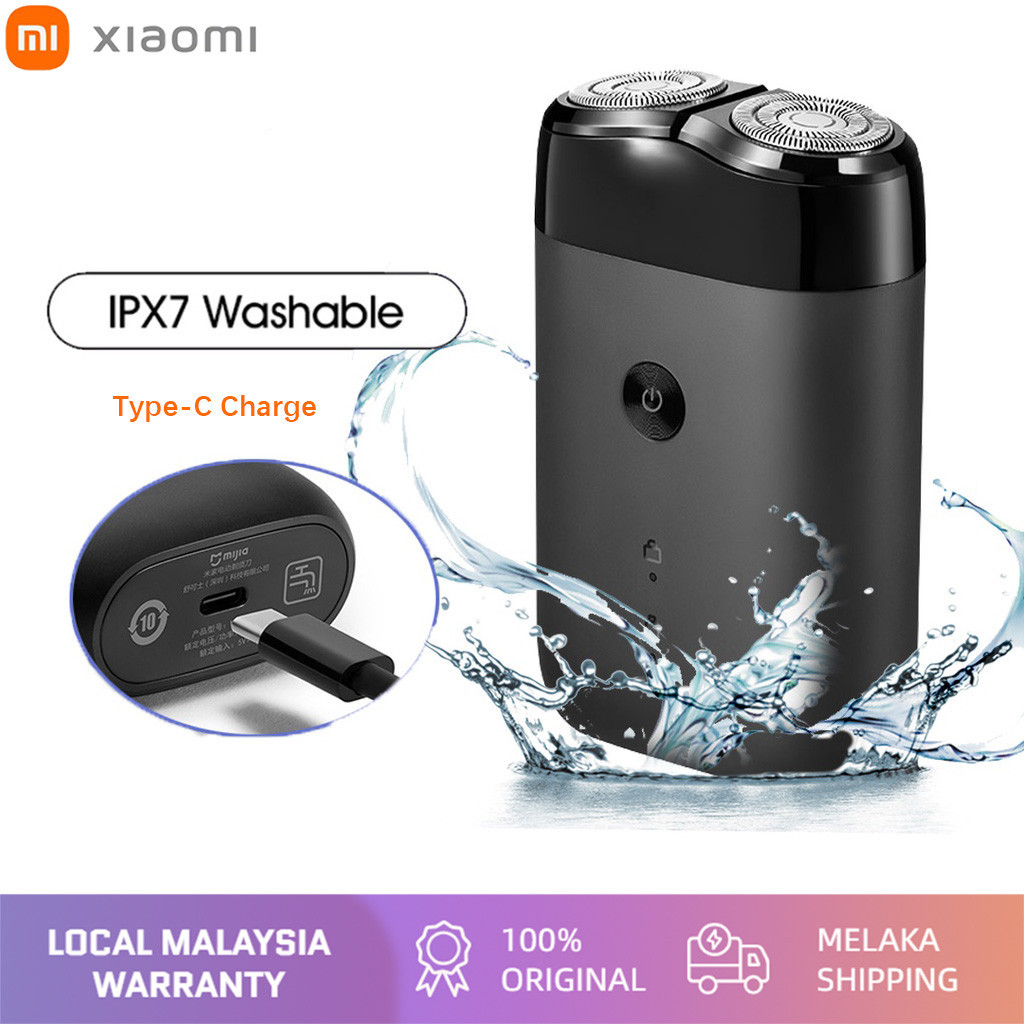 Xiaomi Mijia Mi Electric Shaver S100 Dual Float Blade iPX7 WaterProof ...